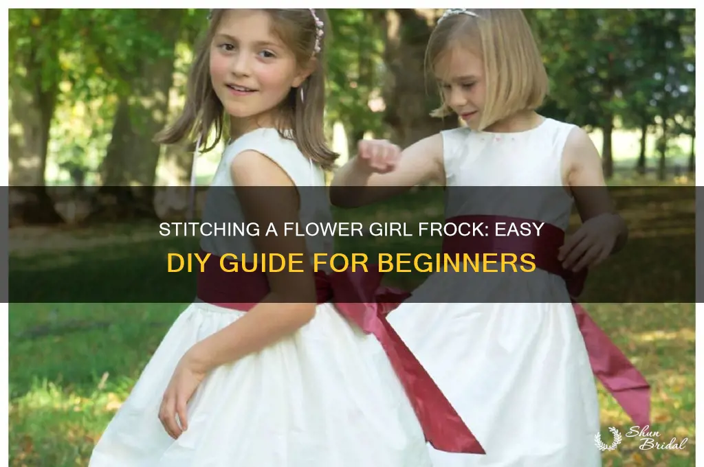 Stitching A Flower Girl Frock: Easy Diy Guide For Beginners | ShunBridal