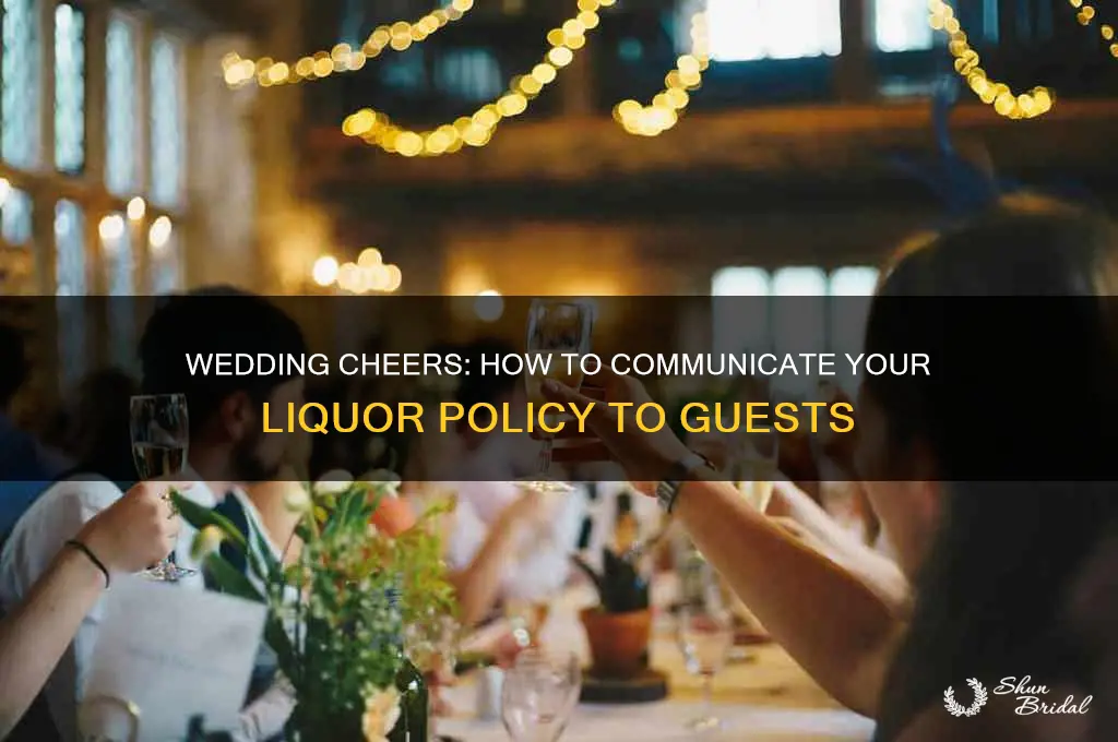 Wedding Cheers: How To Communicate Your Liquor Policy To Guests ...
