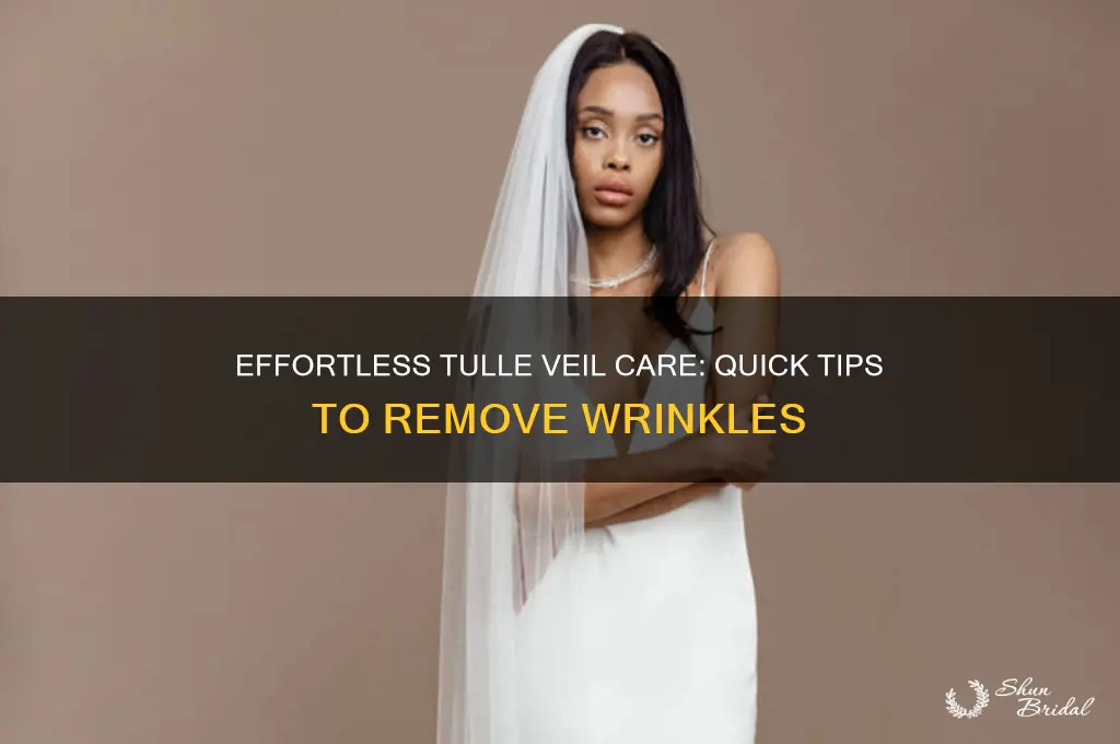 Effortless Tulle Veil Care: Quick Tips To Remove Wrinkles | ShunBridal