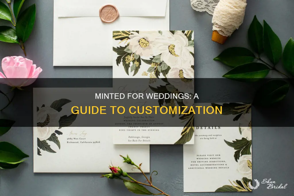 Minted For Weddings: A Guide To Customization | ShunBridal