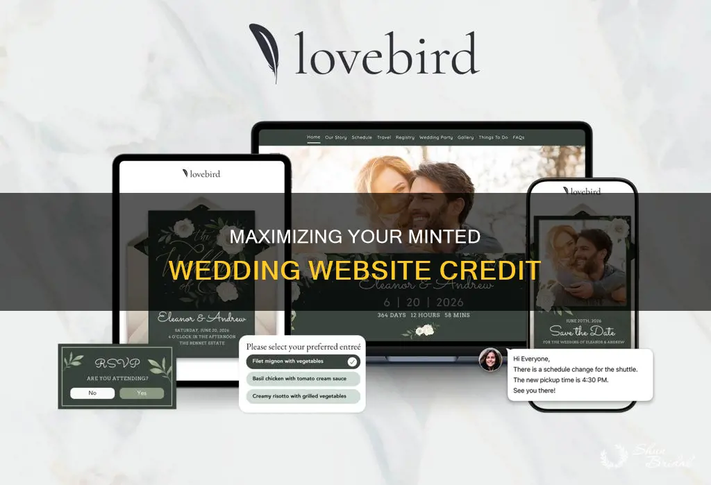 Maximizing Your Minted Wedding Website Credit | ShunBridal