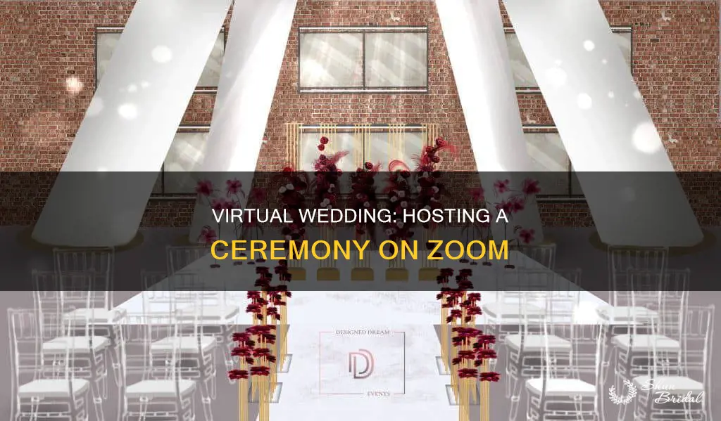 Virtual Wedding: Hosting A Ceremony On Zoom | ShunBridal
