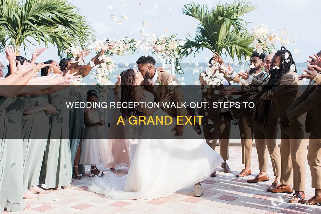 Wedding Reception Walk-Out: Steps To A Grand Exit | ShunBridal