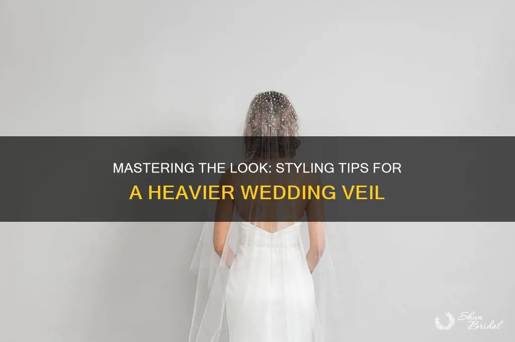 Mastering The Look: Styling Tips For A Heavier Wedding Veil | ShunBridal