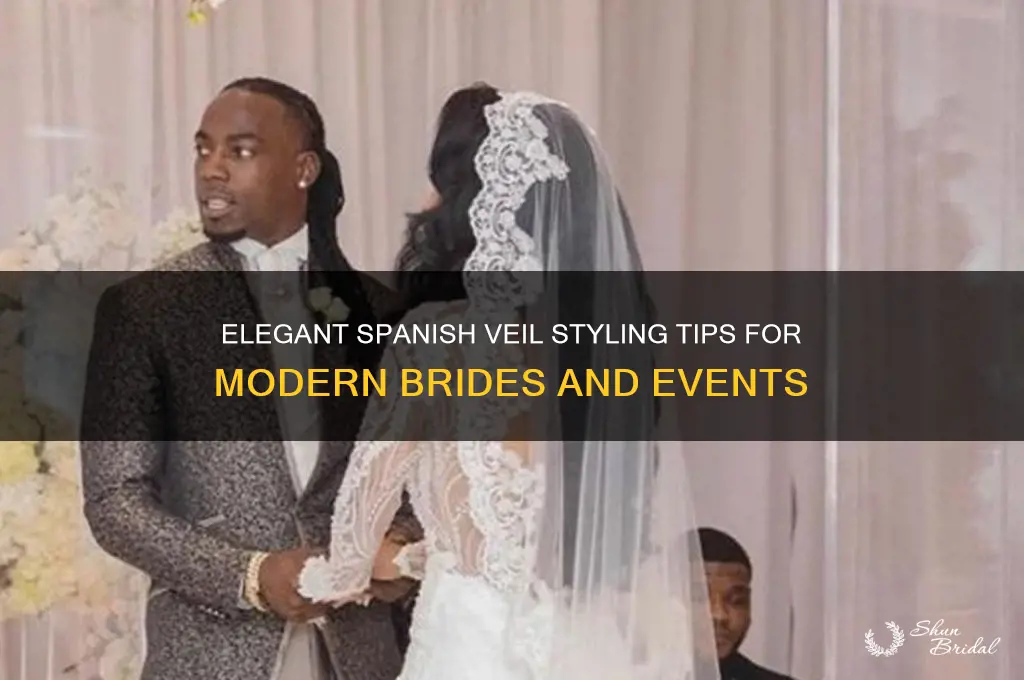 Elegant Spanish Veil Styling Tips For Modern Brides And Events | ShunBridal