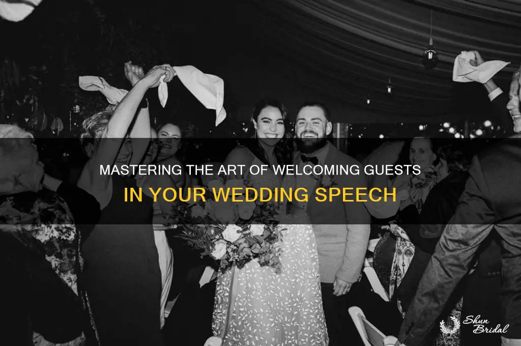 Mastering The Art Of Welcoming Guests In Your Wedding Speech | ShunBridal