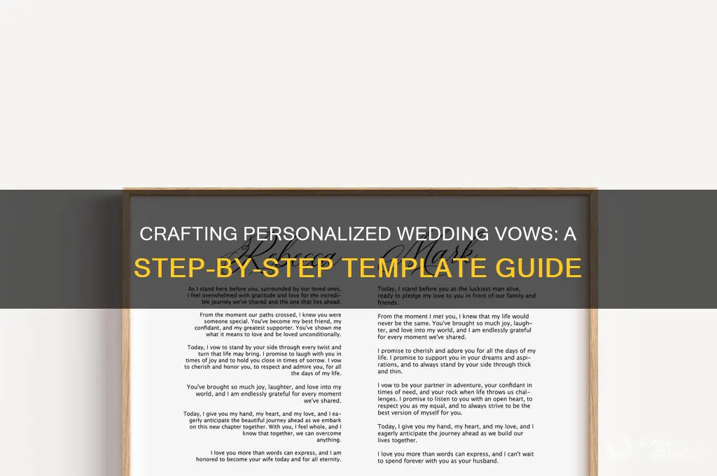 Crafting Personalized Wedding Vows: A Step-By-Step Template Guide ...