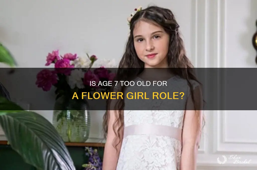 Is Age 7 Too Old For A Flower Girl Role? | ShunBridal