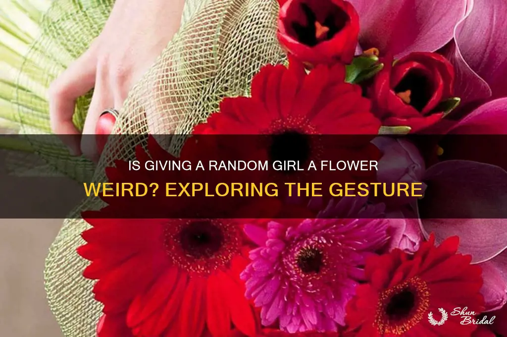 Is Giving A Random Girl A Flower Weird? Exploring The Gesture | ShunBridal