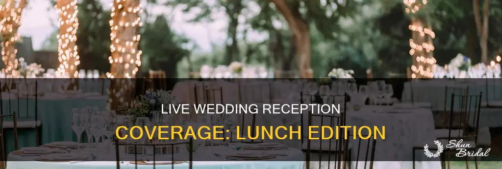 Live Wedding Reception Coverage: Lunch Edition | ShunBridal