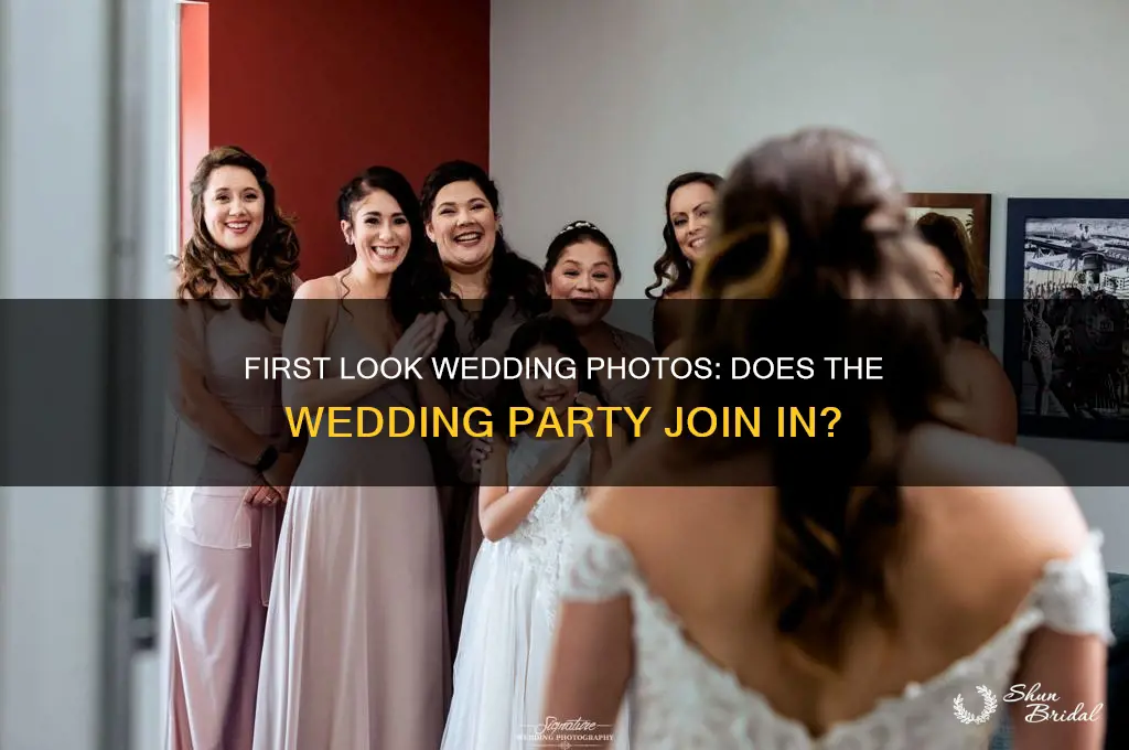 First Look Wedding Photos: Does The Wedding Party Join In? | ShunBridal