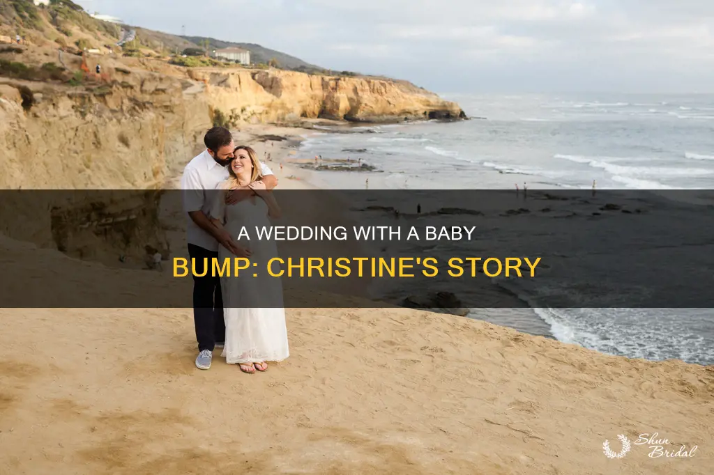 A Wedding With A Baby Bump: Christine's Story | ShunBridal