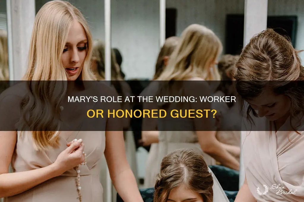 Mary's Role At The Wedding: Worker Or Honored Guest? | ShunBridal