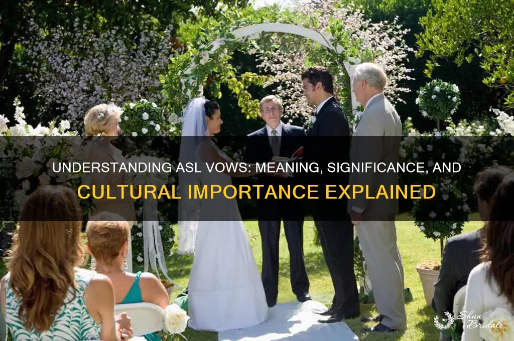 Understanding Asl Vows: Meaning, Significance, And Cultural Importance ...