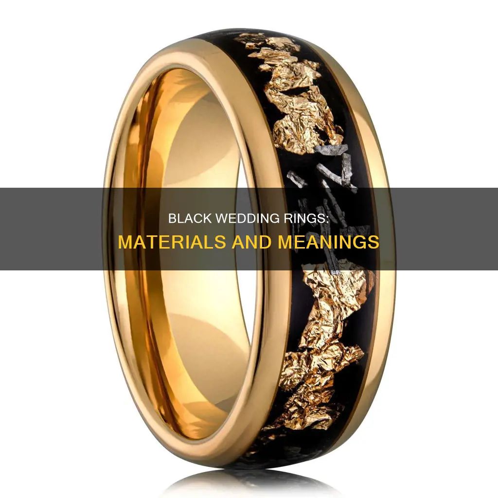 Black Wedding Rings: Materials And Meanings | ShunBridal