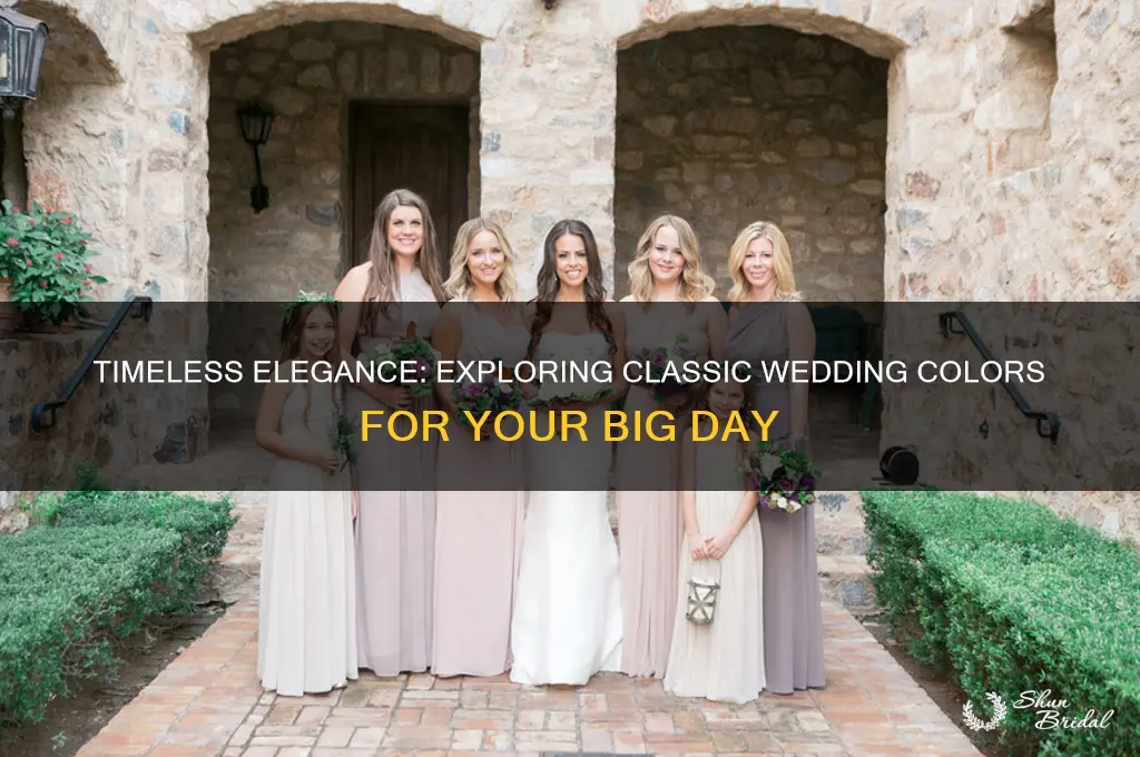 Timeless Elegance: Exploring Classic Wedding Colors For Your Big Day ...