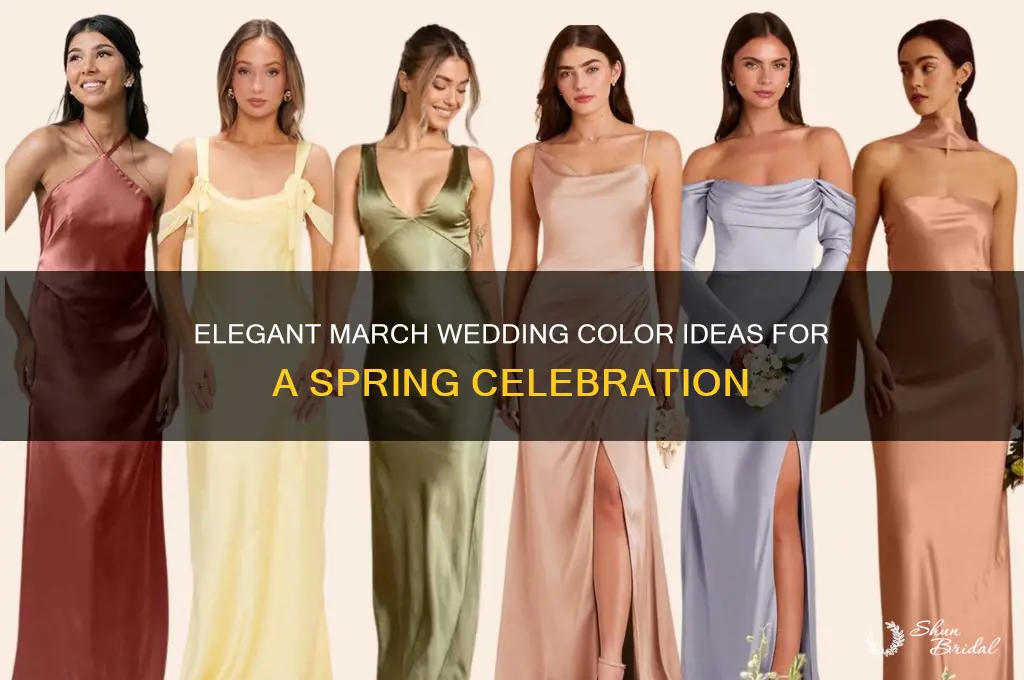 Elegant March Wedding Color Ideas For A Spring Celebration | ShunBridal