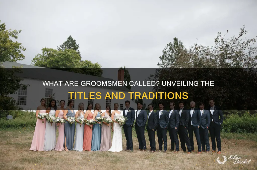 What Are Groomsmen Called? Unveiling The Titles And Traditions | ShunBridal