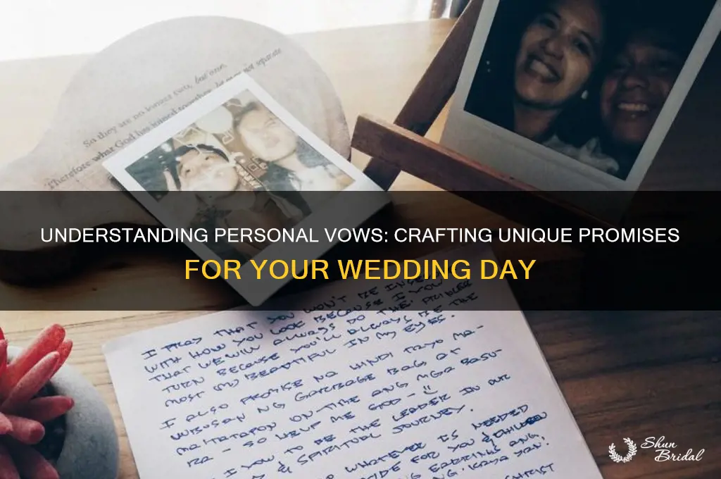 Understanding Personal Vows: Crafting Unique Promises For Your Wedding ...