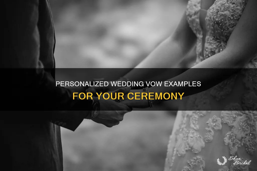 Personalized Wedding Vow Examples For Your Ceremony | ShunBridal