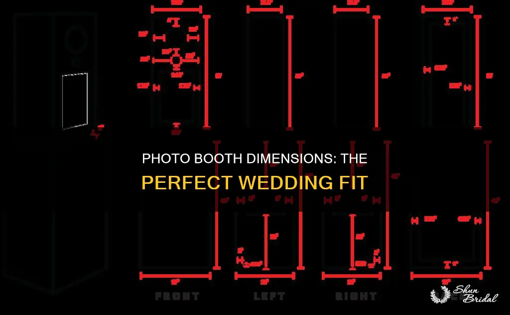 Photo Booth Dimensions: The Perfect Wedding Fit | ShunBridal