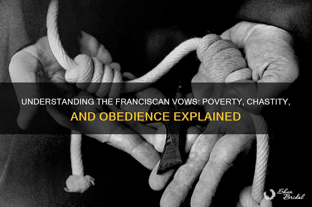 Understanding The Franciscan Vows: Poverty, Chastity, And Obedience ...
