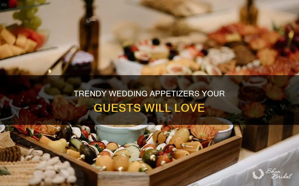 Trendy Wedding Appetizers Your Guests Will Love | ShunBridal
