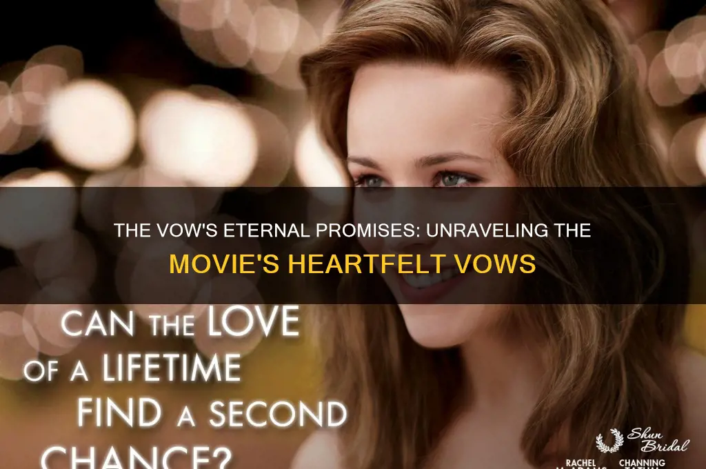 The Vow's Eternal Promises: Unraveling The Movie's Heartfelt Vows ...