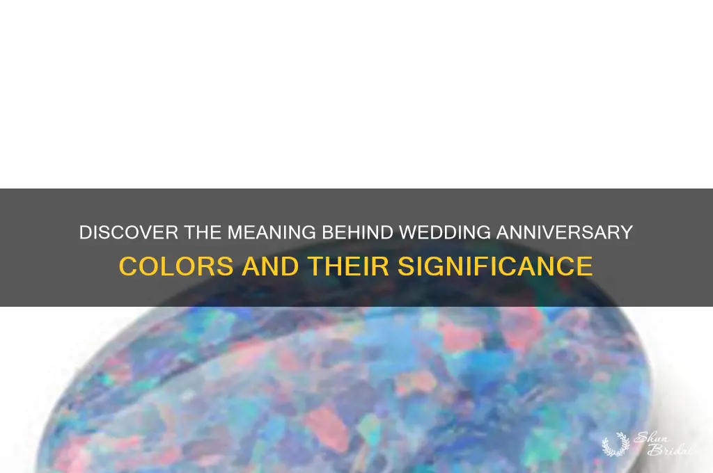 Discover The Meaning Behind Wedding Anniversary Colors And Their ...