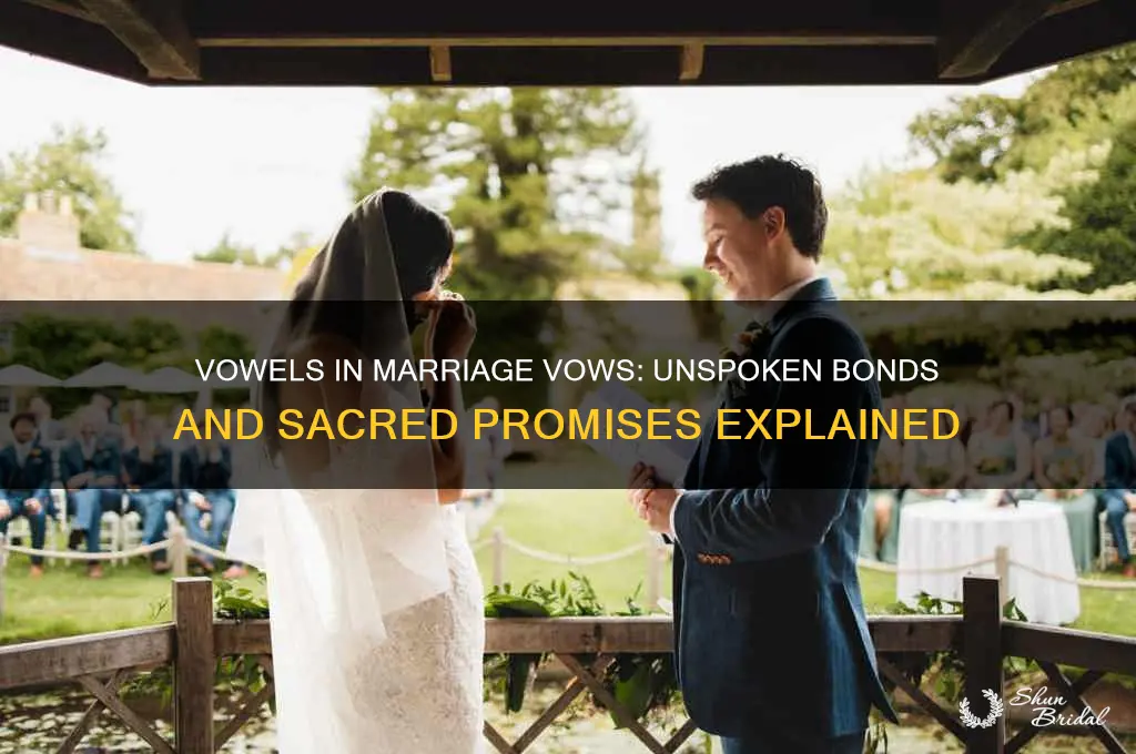 Vowels In Marriage Vows: Unspoken Bonds And Sacred Promises Explained ...