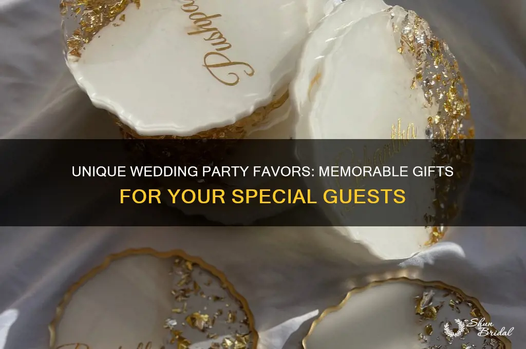 Unique Wedding Party Favors: Memorable Gifts For Your Special Guests ...