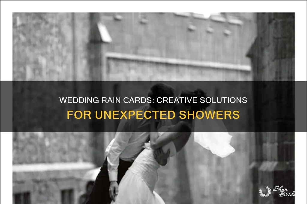 Wedding Rain Cards: Creative Solutions For Unexpected Showers | ShunBridal