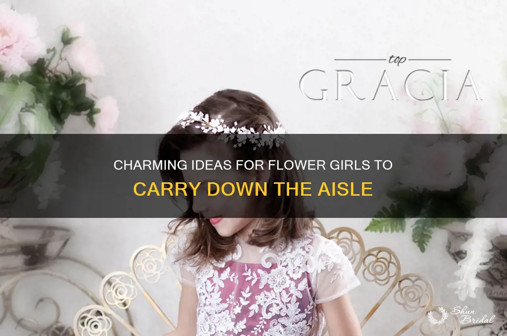 Charming Ideas For Flower Girls To Carry Down The Aisle | ShunBridal
