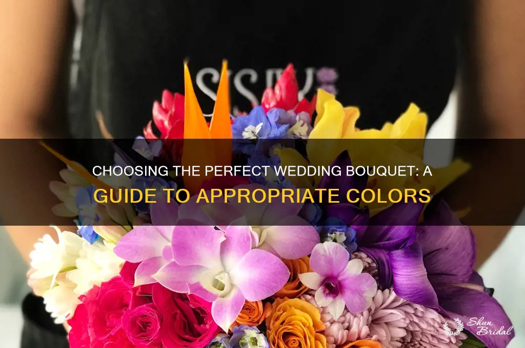 Choosing The Perfect Wedding Bouquet: A Guide To Appropriate Colors ...