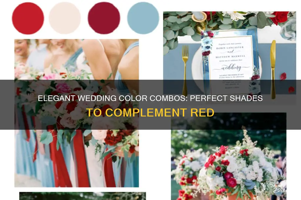 Elegant Wedding Color Combos: Perfect Shades To Complement Red | ShunBridal