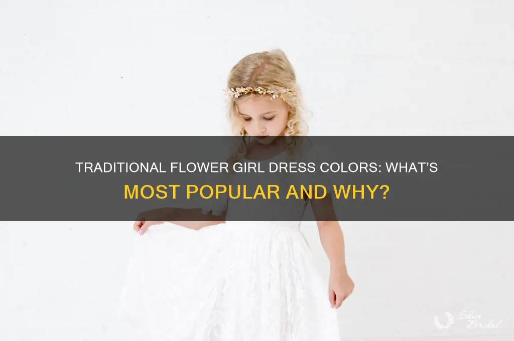 Traditional Flower Girl Dress Colors: What’S Most Popular And Why ...
