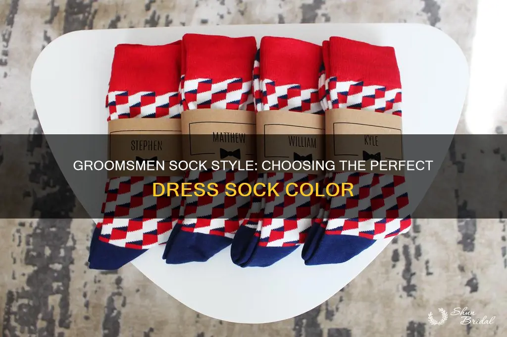 Groomsmen Sock Style: Choosing The Perfect Dress Sock Color | ShunBridal