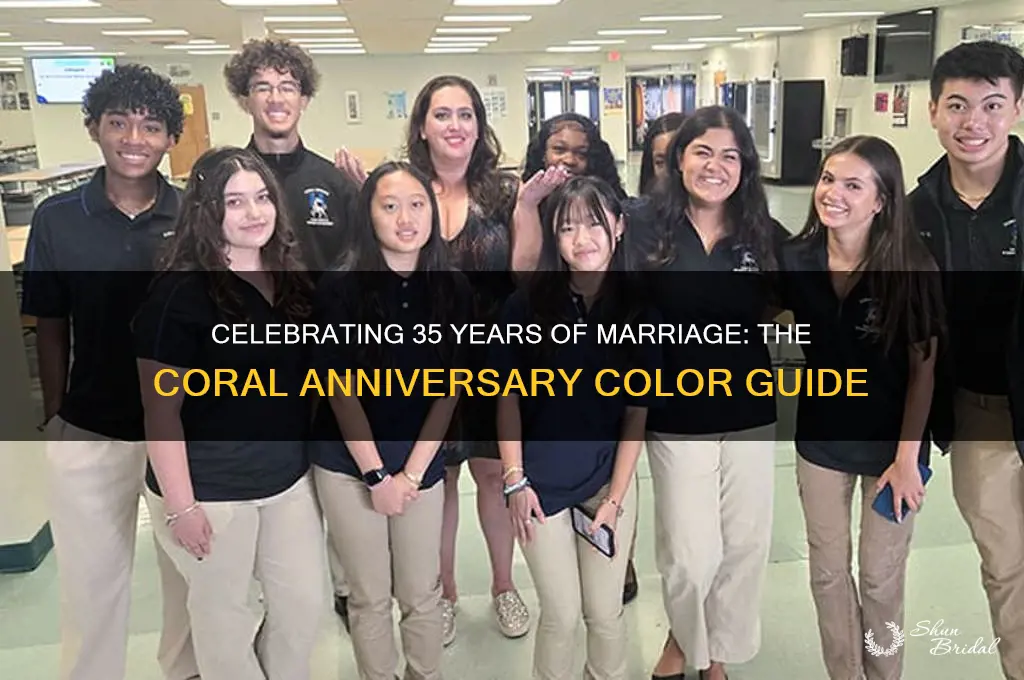 Celebrating 35 Years Of Marriage: The Coral Anniversary Color Guide ...
