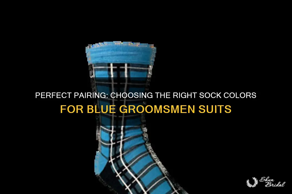 Perfect Pairing: Choosing The Right Sock Colors For Blue Groomsmen ...