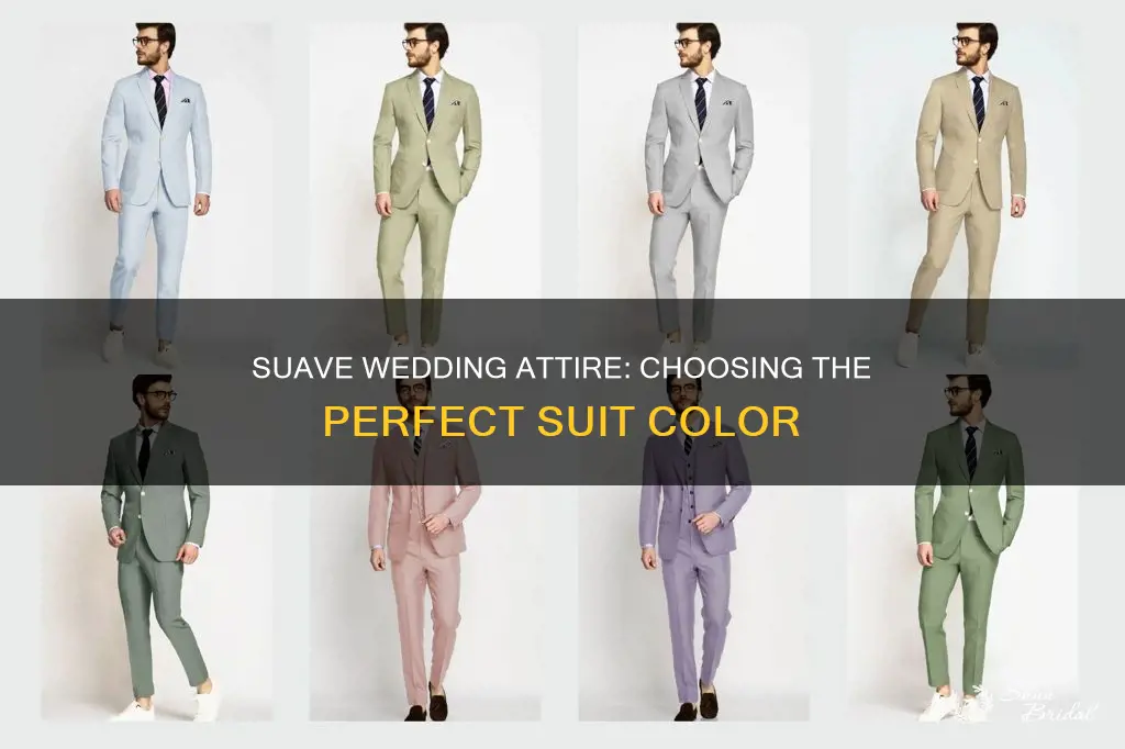 Suave Wedding Attire: Choosing The Perfect Suit Color | ShunBridal