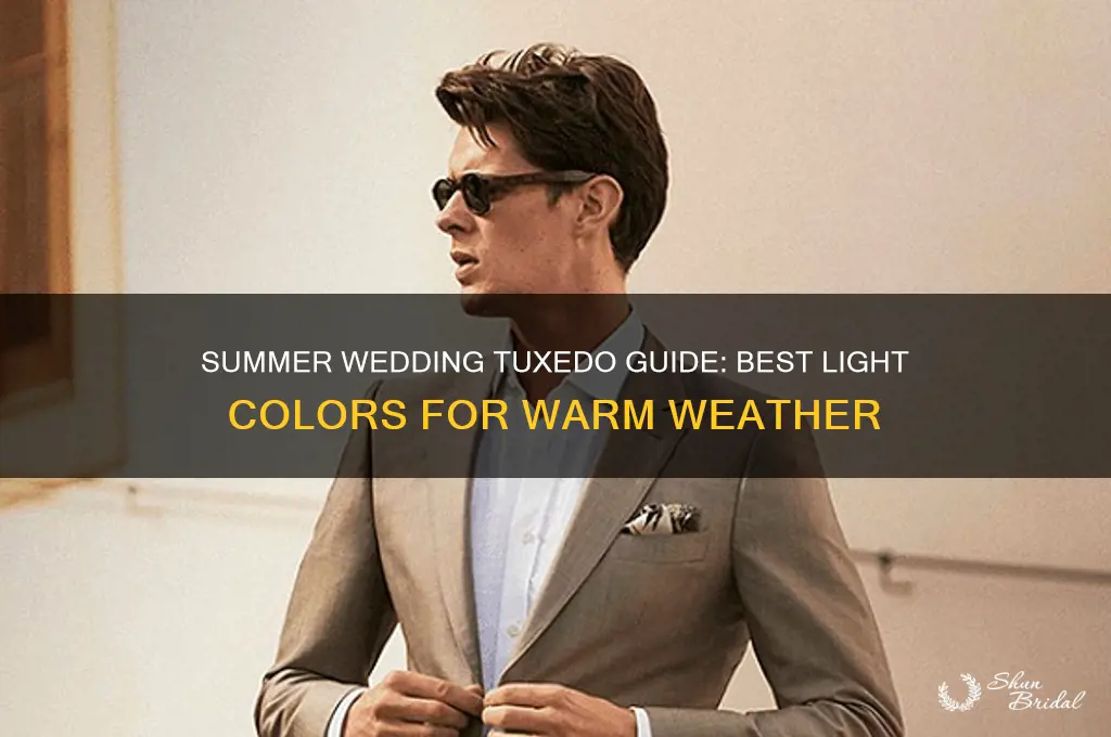 Summer Wedding Tuxedo Guide: Best Light Colors For Warm Weather ...