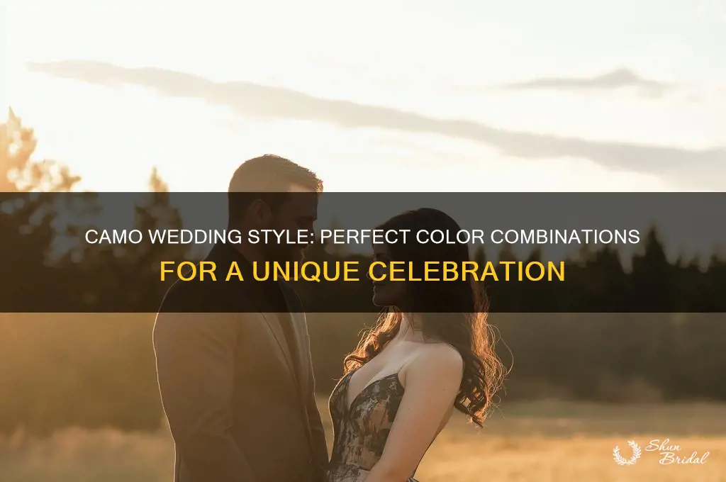 Camo Wedding Style: Perfect Color Combinations For A Unique Celebration ...