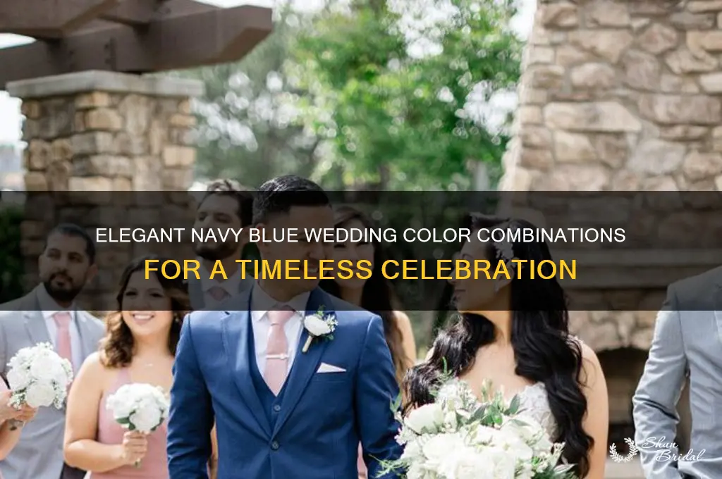 Elegant Navy Blue Wedding Color Combinations For A Timeless Celebration ...