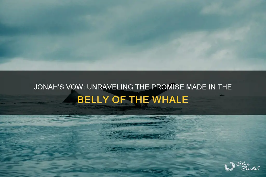 Jonah's Vow: Unraveling The Promise Made In The Belly Of The Whale ...