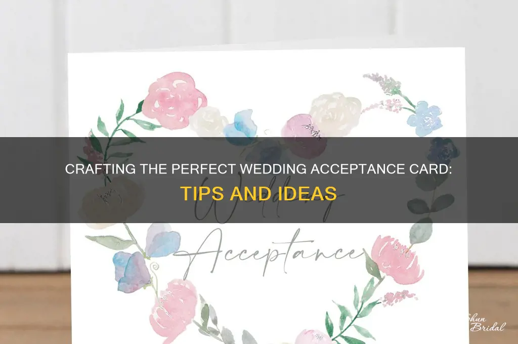 Crafting The Perfect Wedding Acceptance Card: Tips And Ideas | ShunBridal