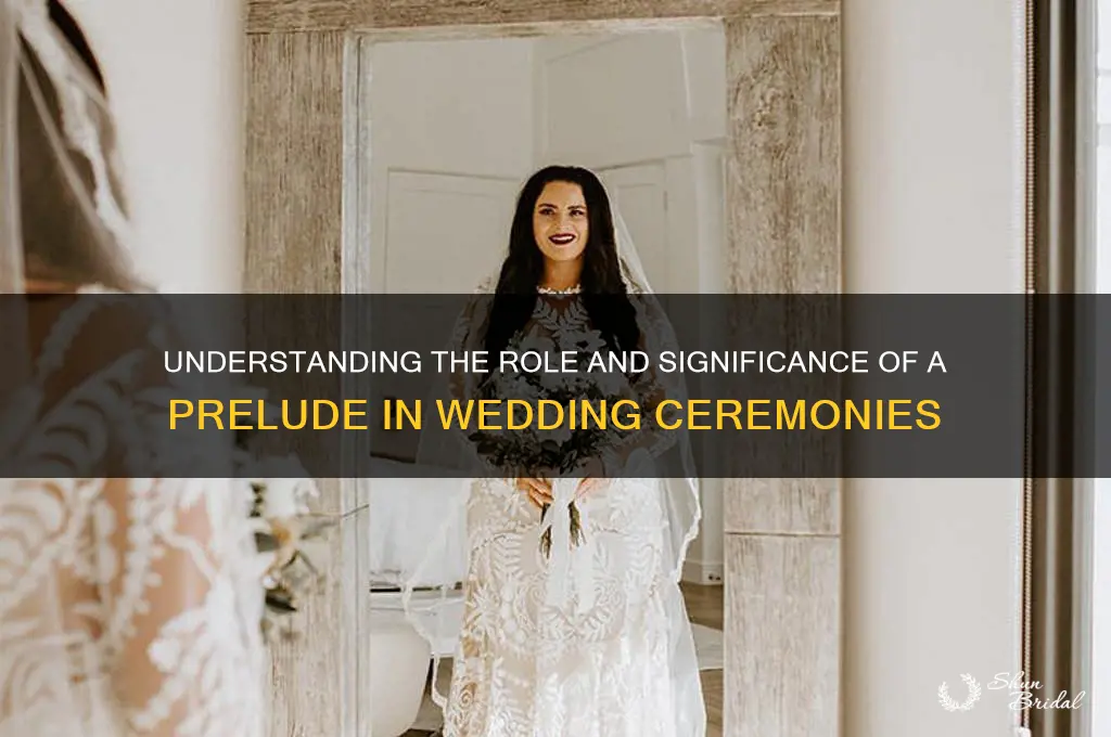 Understanding The Role And Significance Of A Prelude In Wedding ...