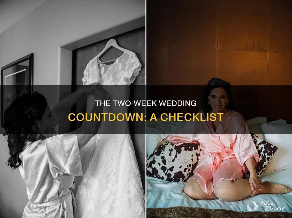The Two-Week Wedding Countdown: A Checklist | ShunBridal