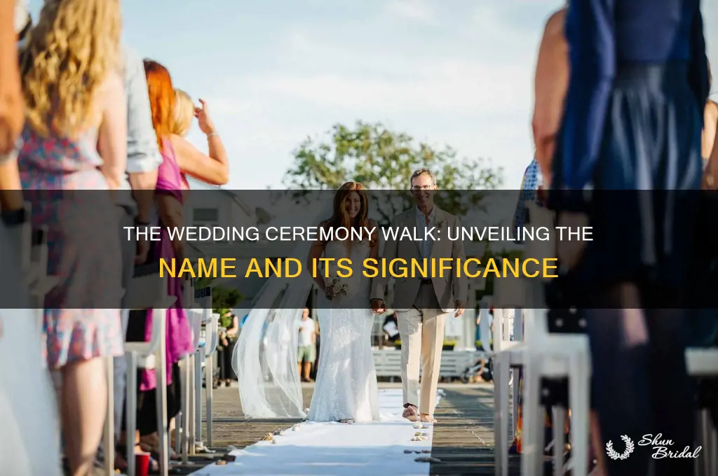 The Wedding Ceremony Walk: Unveiling The Name And Its Significance ...