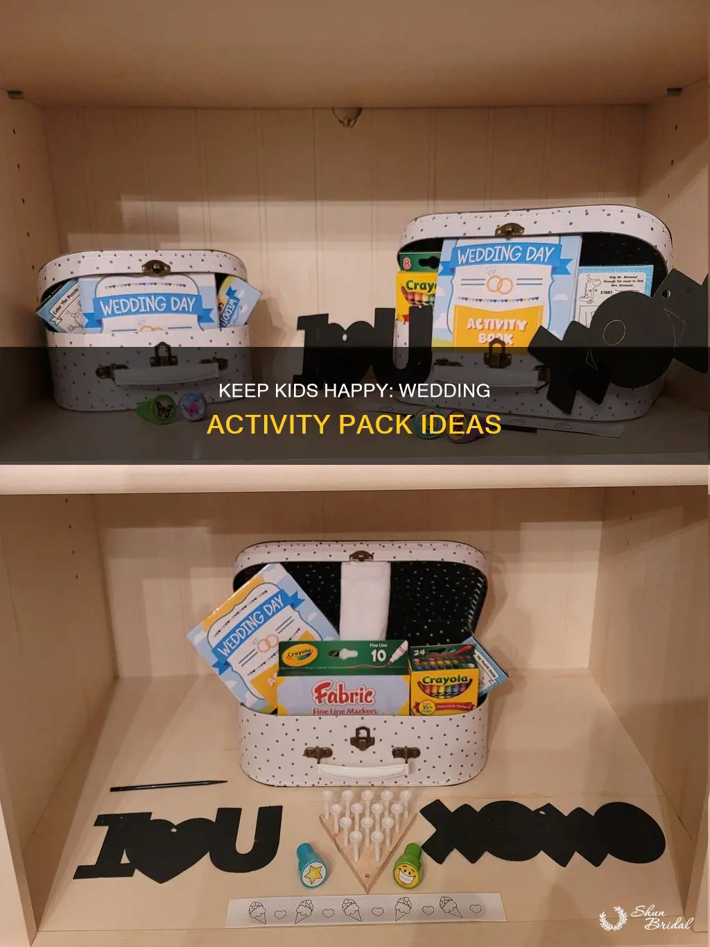 Keep Kids Happy: Wedding Activity Pack Ideas | ShunBridal
