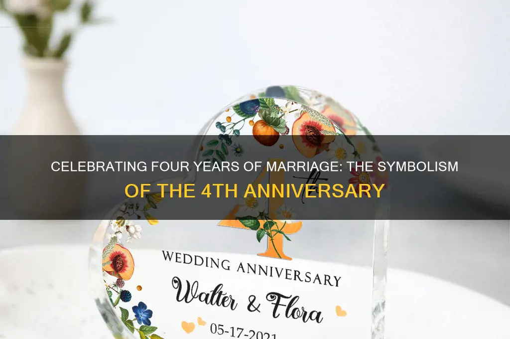 Celebrating Four Years Of Marriage: The Symbolism Of The 4Th ...